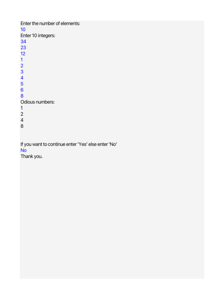 Enter The Number of Elements: Enter 10 Integers | PDF