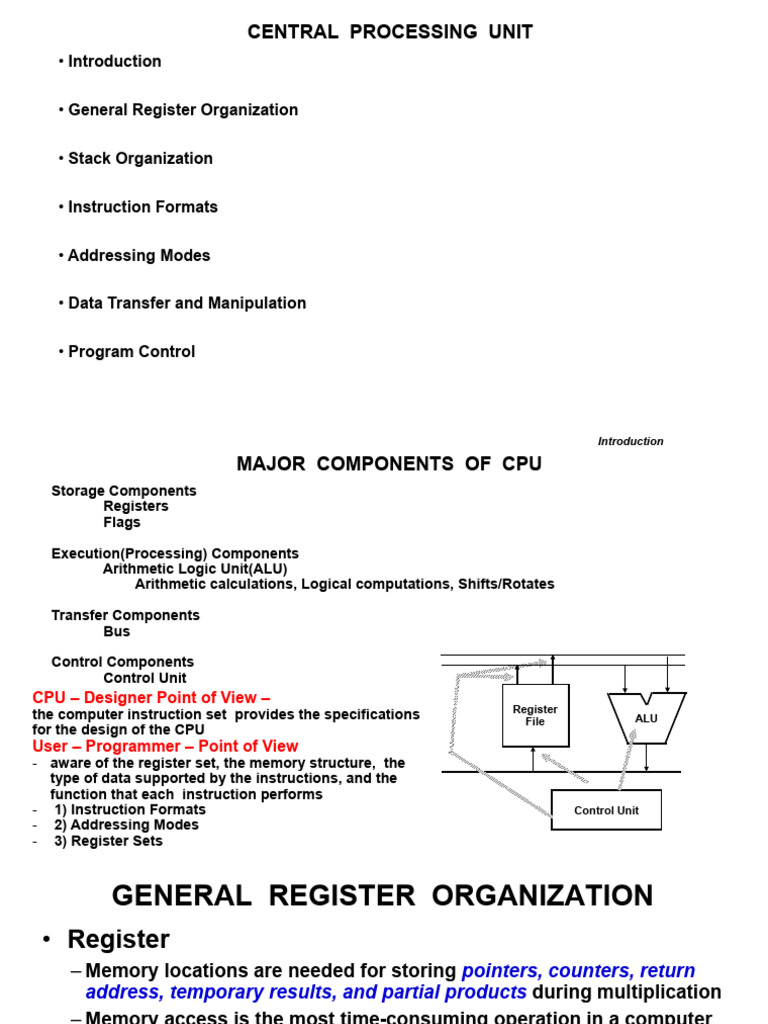 CPU1 | PDF | Central Processing Unit | Computing