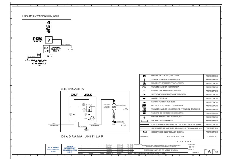 Plano Unifilar Mt-A3 | PDF | Componentes eléctricos | Electricidad