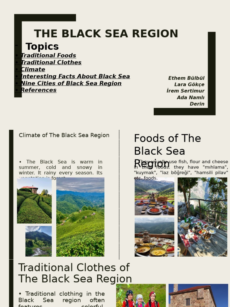 Black Sea Region | PDF | Black Sea | Earth Sciences