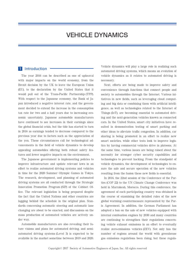 17 Vehicle Dynamics | PDF