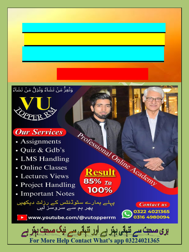 CS304 Mcqs MidTerm by Vu Topper RM | PDF | Class (Computer Programming ... CS304 Mcqs MidTerm by Vu Topper RM | PDF | Class (Computer Programming ...