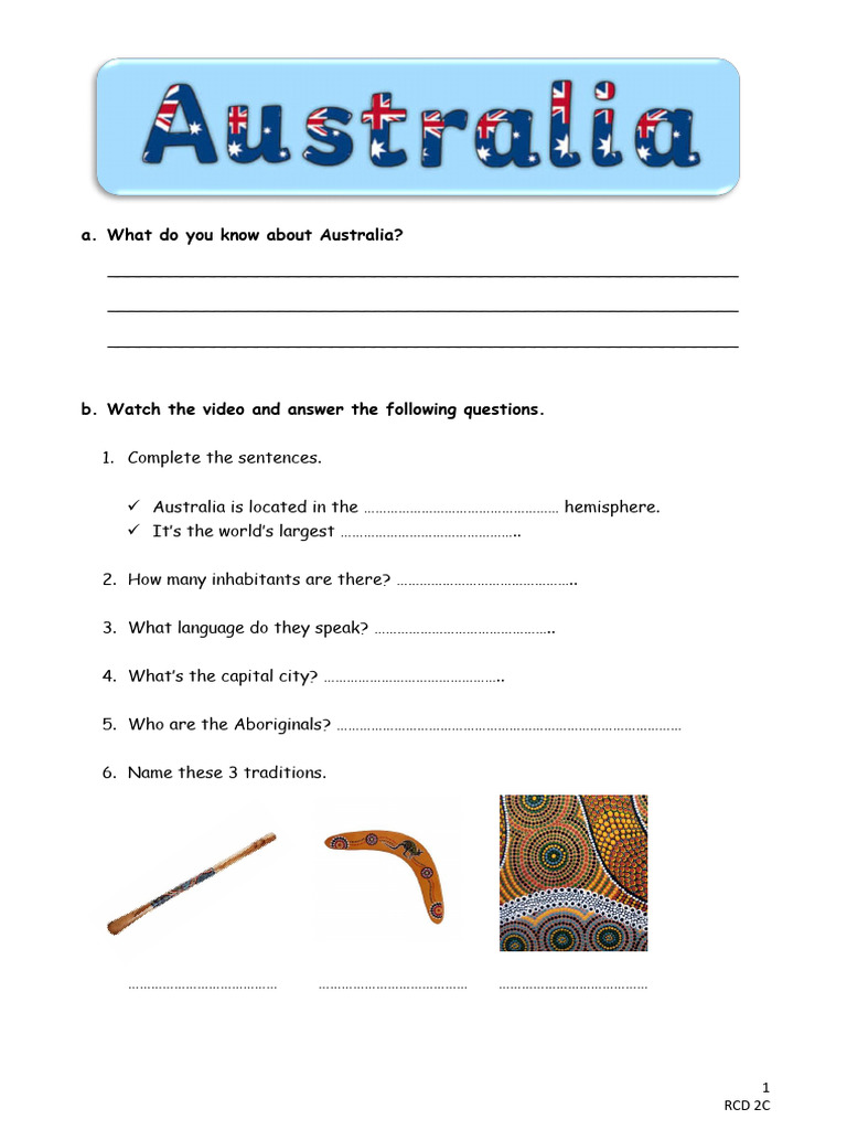 What Do You Know About Australia RCD 2 | PDF | Australia