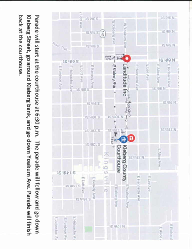 Parade Map For Permit Updated September 12, 2019 | PDF