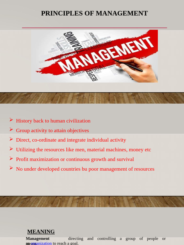 Principles of Management Overview | PDF | Goal | Strategic Planning