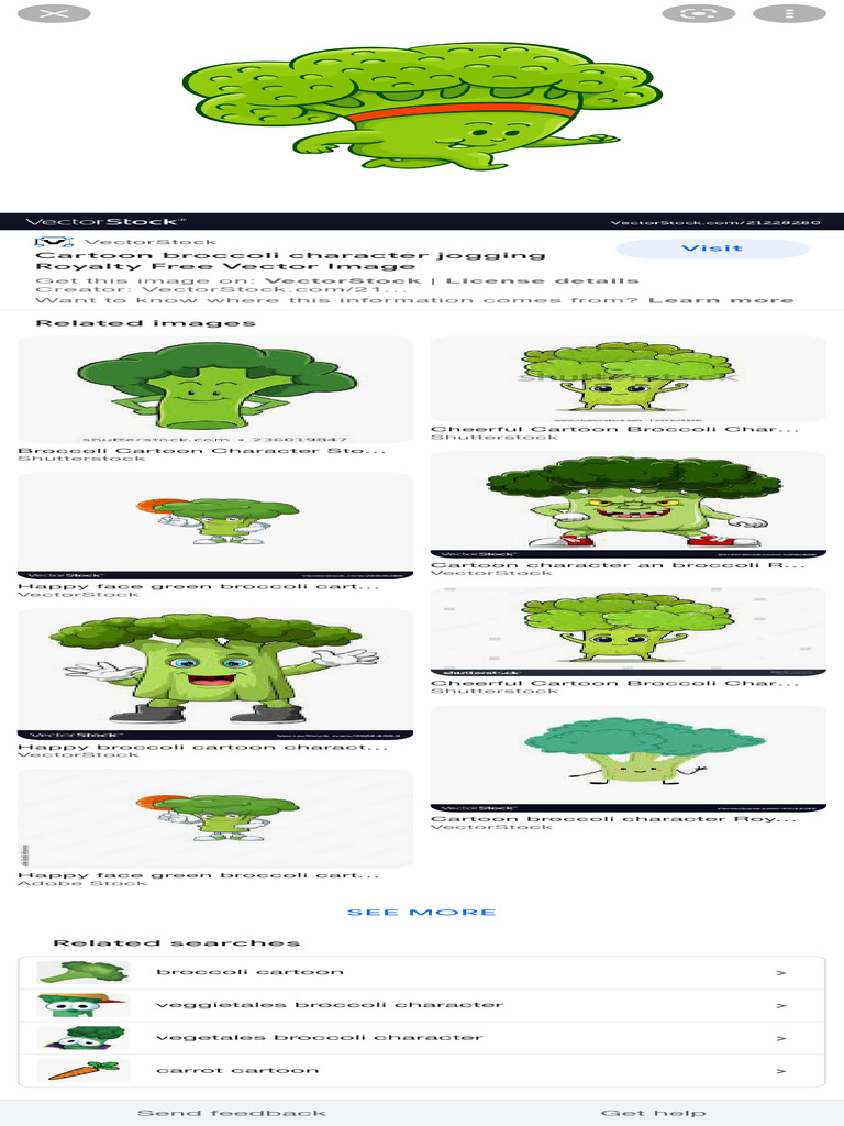 Cartoon Broccoli Character - Google Search | PDF