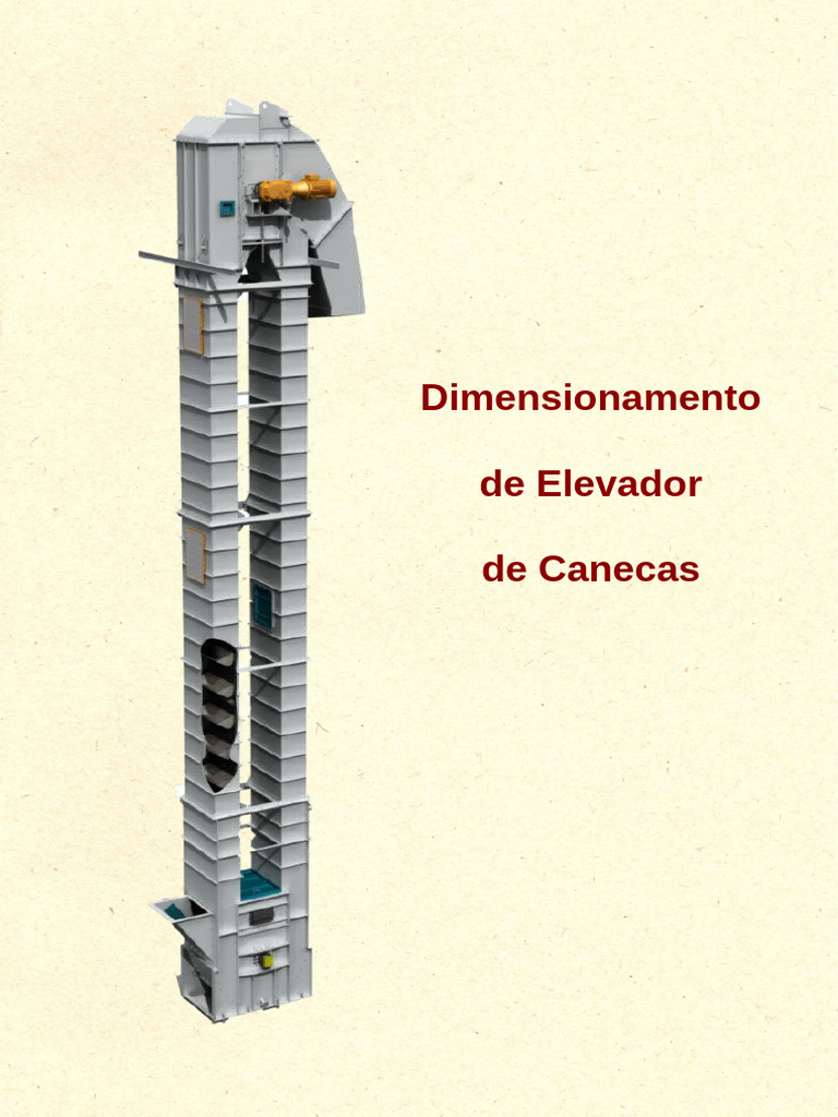 Dimensionamento de Elevador de Canecas | PDF