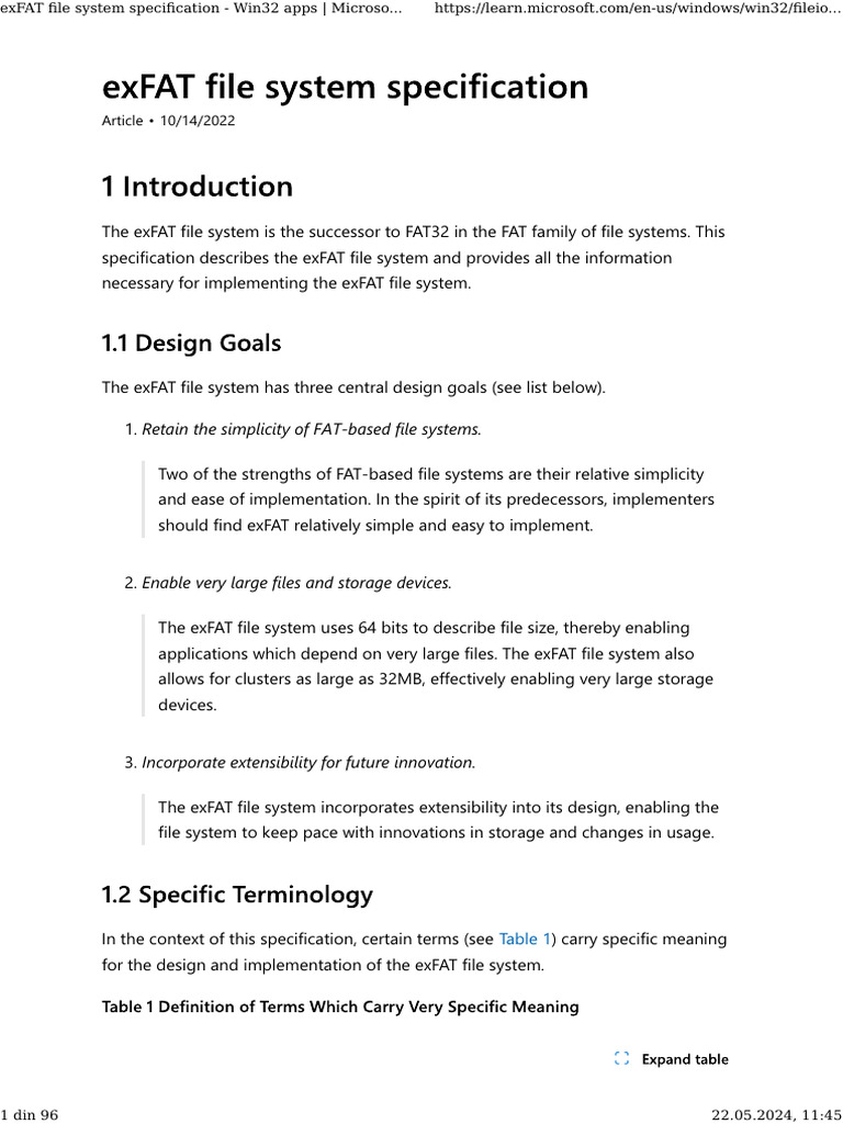 Exfat Specification | PDF | File System | Booting