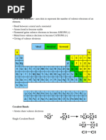 Molecular Geometry Table Guide | PDF