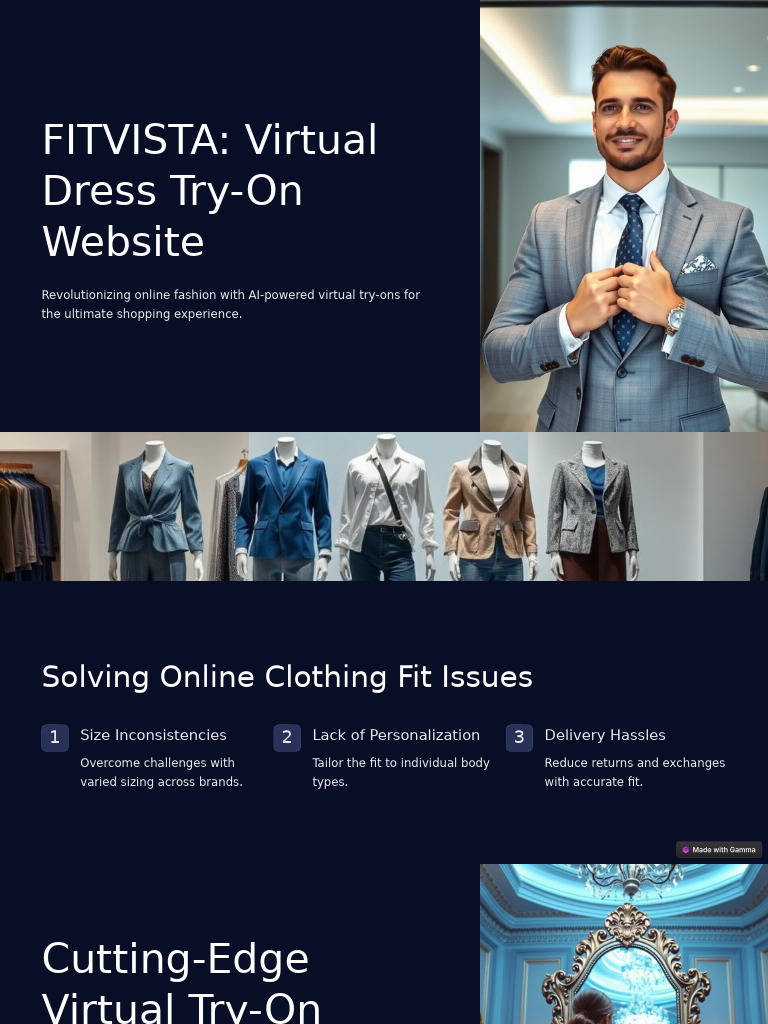 FITVISTA Virtual Dress Try On Website | PDF | Artificial Intelligence ...