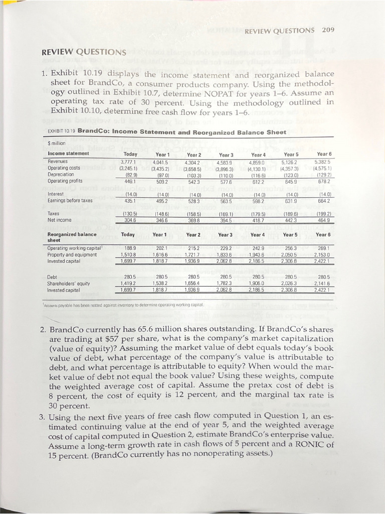 Chapter 10 Review Questions | PDF