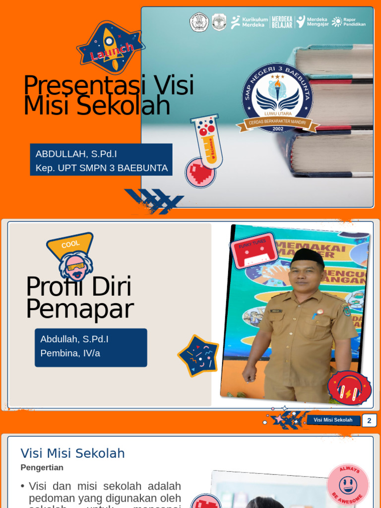 Presentasi Visi Misi Sekolah | PDF