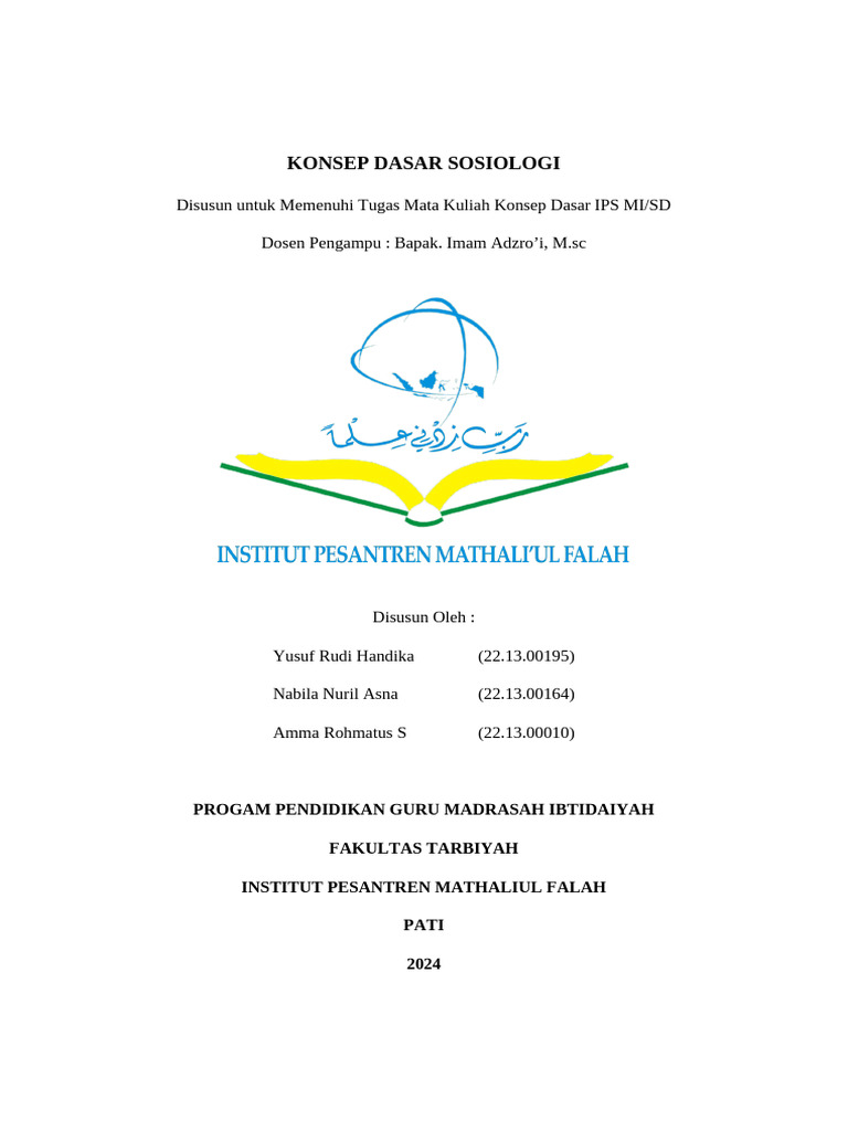 Makalah Konsep Dasar IPS MISD | PDF