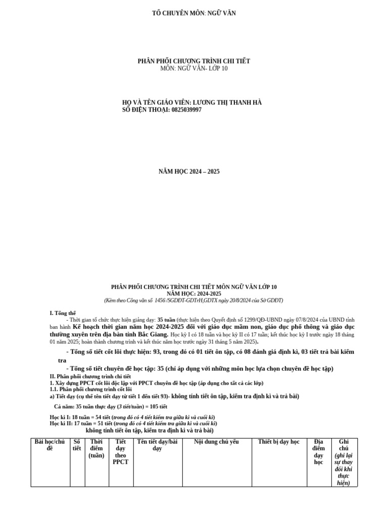 (PPCT LỚP 10 -L hà | PDF