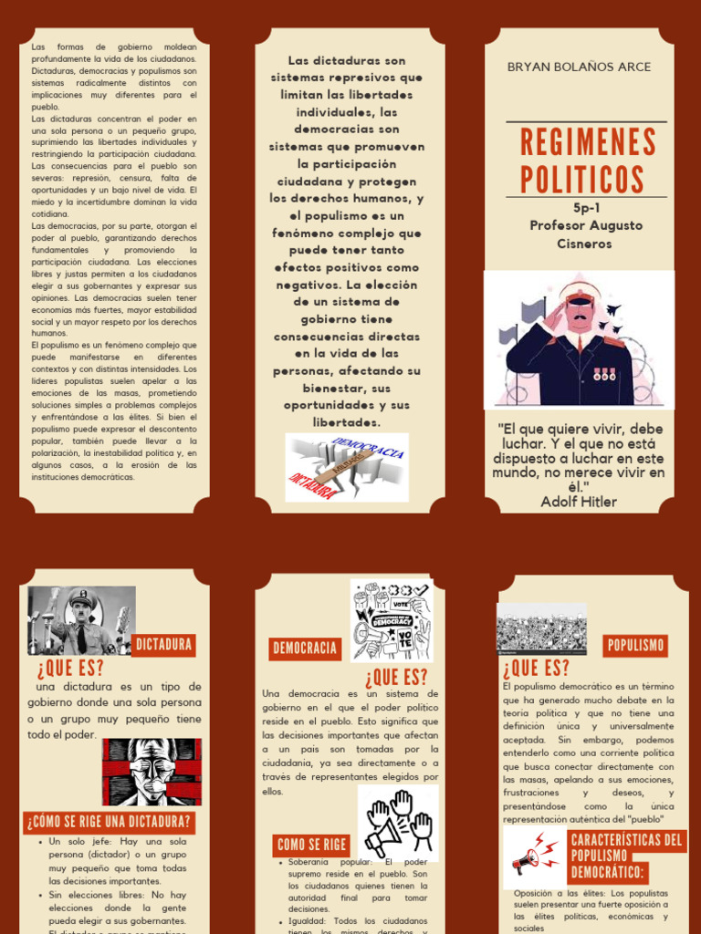 Folleto Tríptico Películas Cine Ilustrado Moderno Rojo | PDF ...