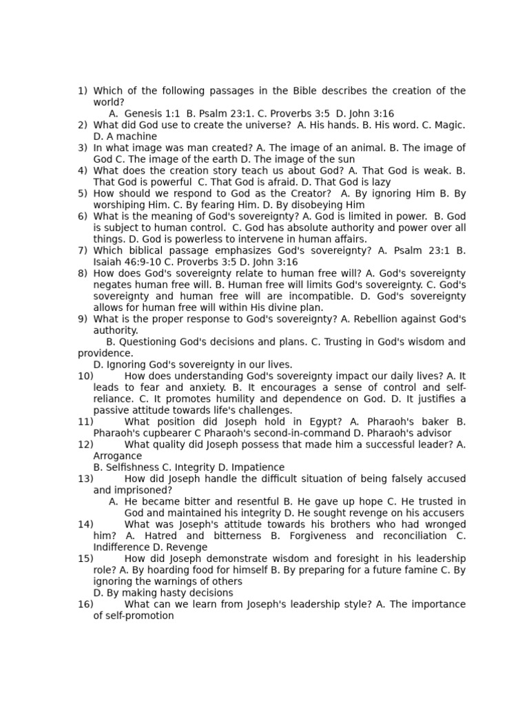 crk ss2 | PDF | God | Genesis Creation Narrative