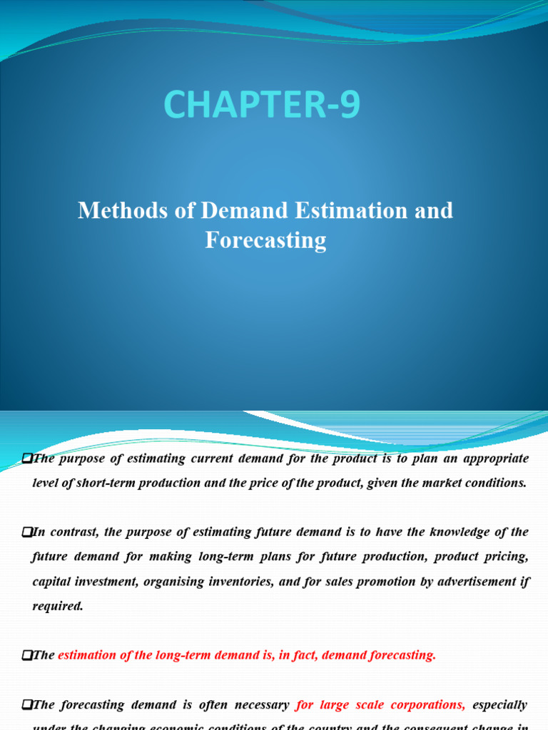 chptr 9 | PDF | Forecasting | Time Series