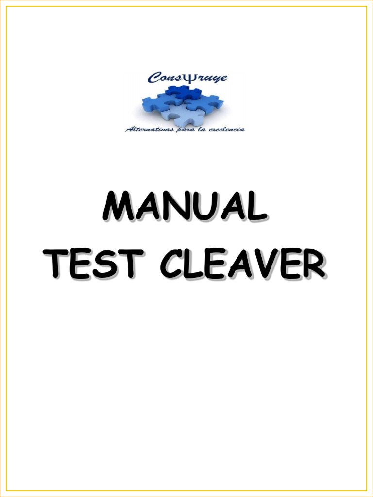Manual de Test Cleaver: Comportamiento y Puestos | PDF | Motivacional ...
