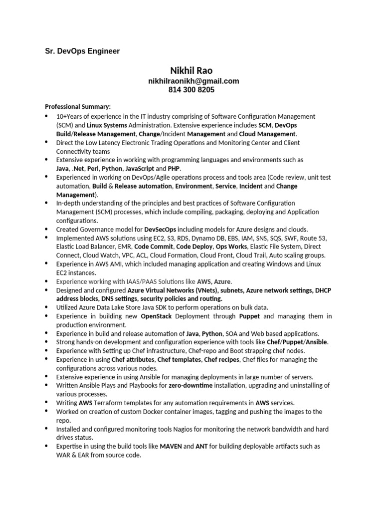 Nikhil DevopsD | PDF | Cloud Computing | Spring Framework