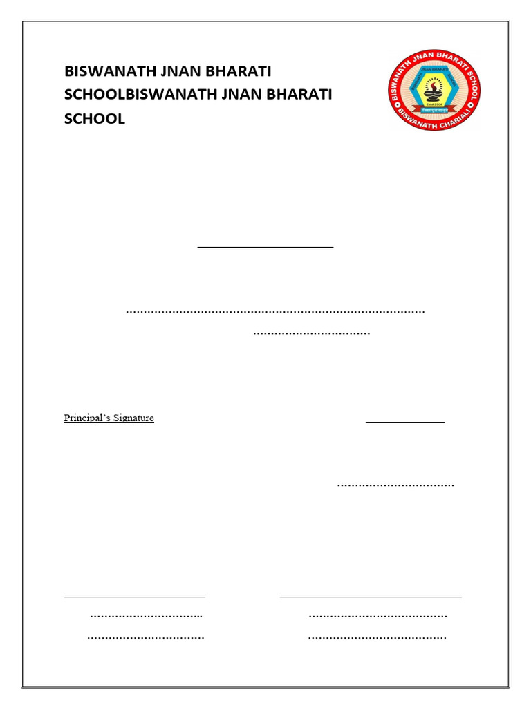 Biswanath Jnan Bharati School 2.0 | PDF | Adolescence | Educational Assessment And Evaluation