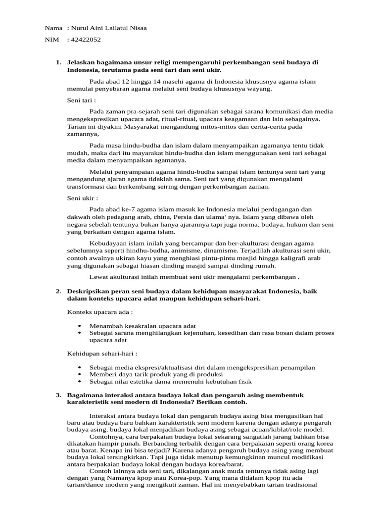 Nurul Aini Lailatul Nisaa - Tugas 4 | PDF