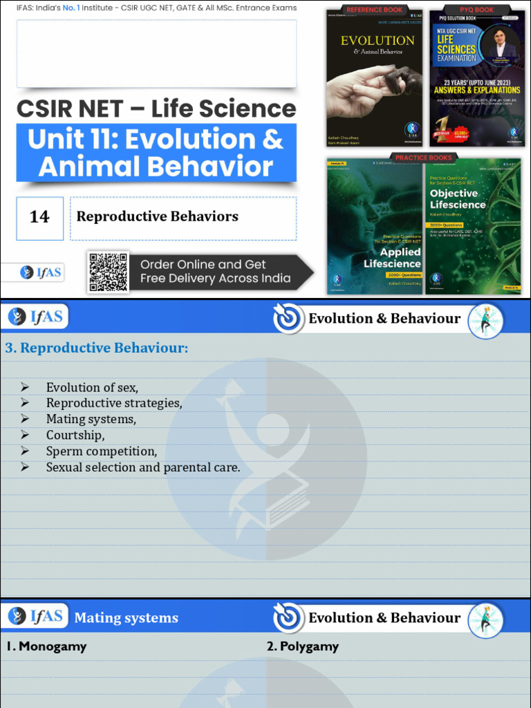 L13 - Reproductive Behaviourf | PDF | Monogamy | Zoology