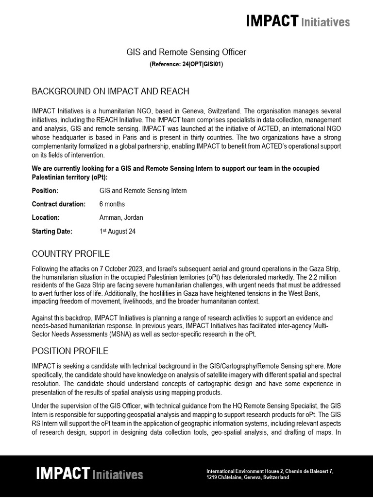 2024 05 OPT GIS Intern 01 | PDF | Geographic Information System ...