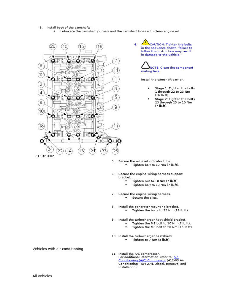 Timing Chain Removal And Installation Pdf Rotating Machines