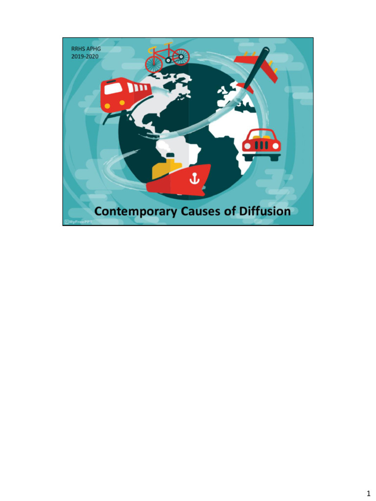 Contemporary Causes of Diffusion | PDF | Computer Network | Telephone
