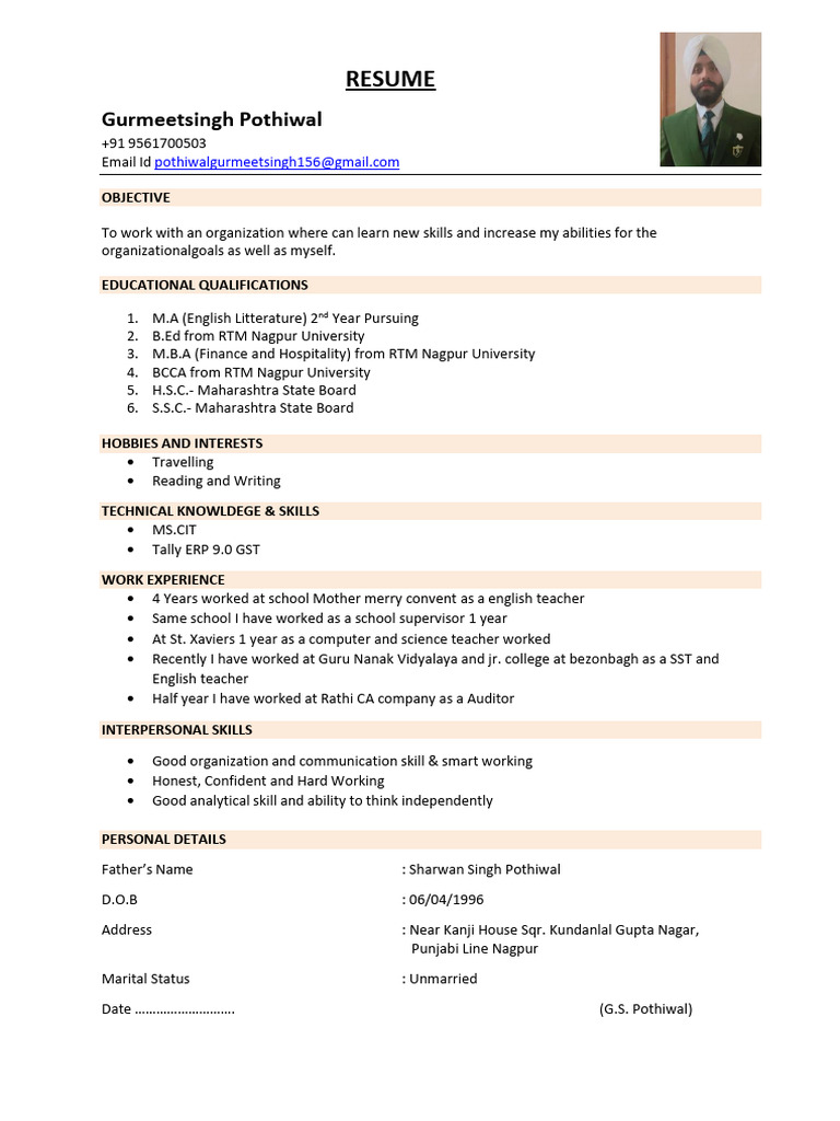New Update Resume | PDF
