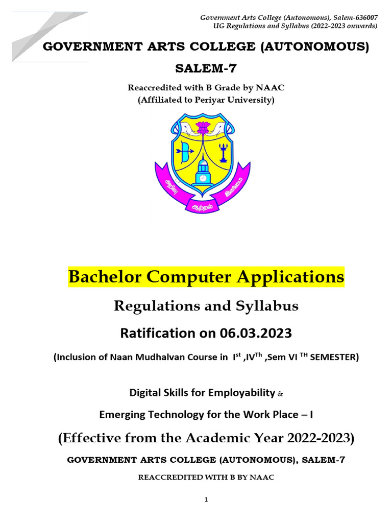 Computer Application UG (2) | PDF | Computer Program | Programming