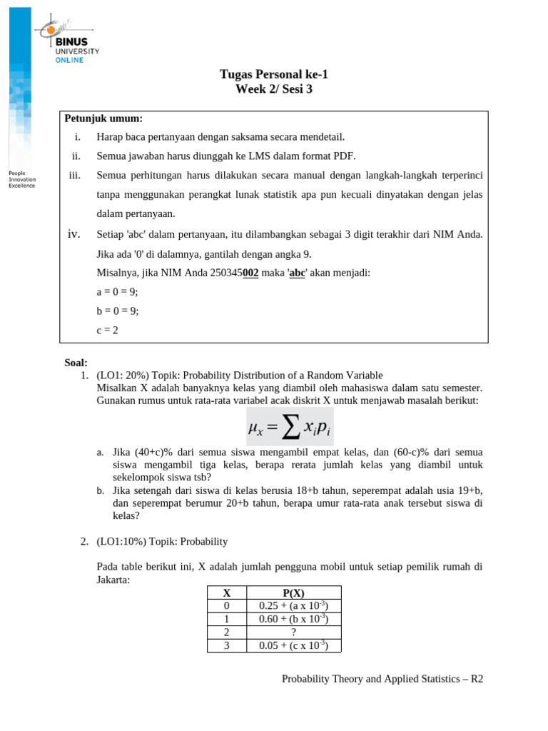 TP 1 Statistika 2802564111 | PDF