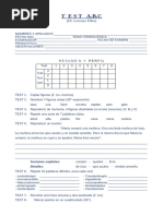TEST ABC de Lorenzo Filho | PDF