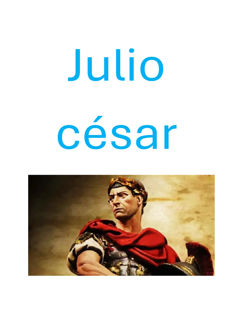 Hijos y hermanas de Julio César | PDF