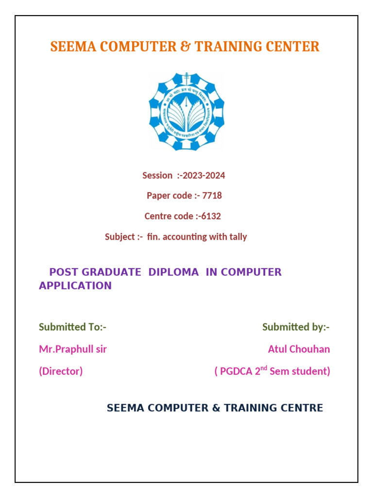 Atul Front Page | PDF