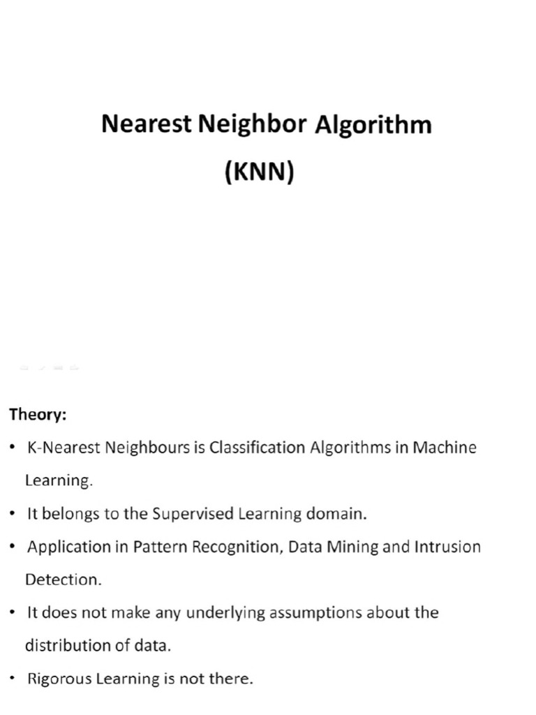 KNN | PDF