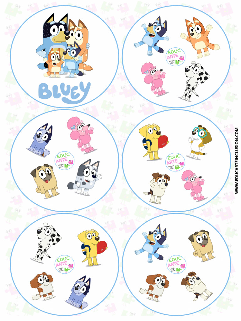 Dobble Bluey - Educarte | PDF