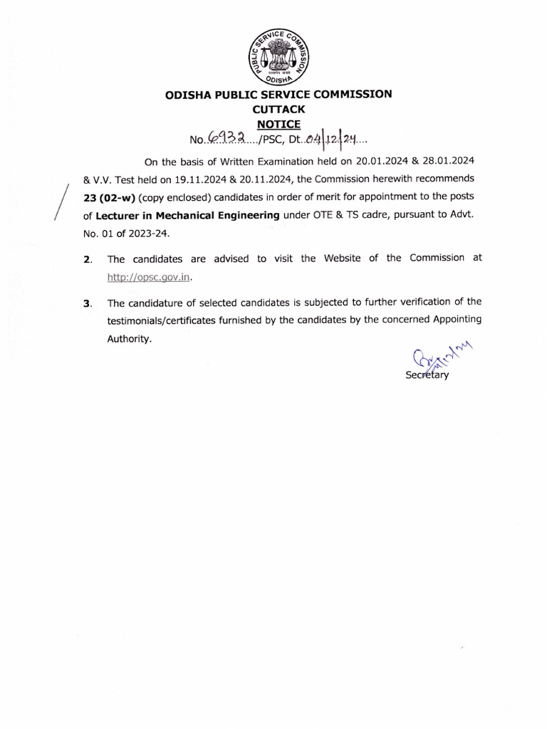 Mechanical Recom | PDF