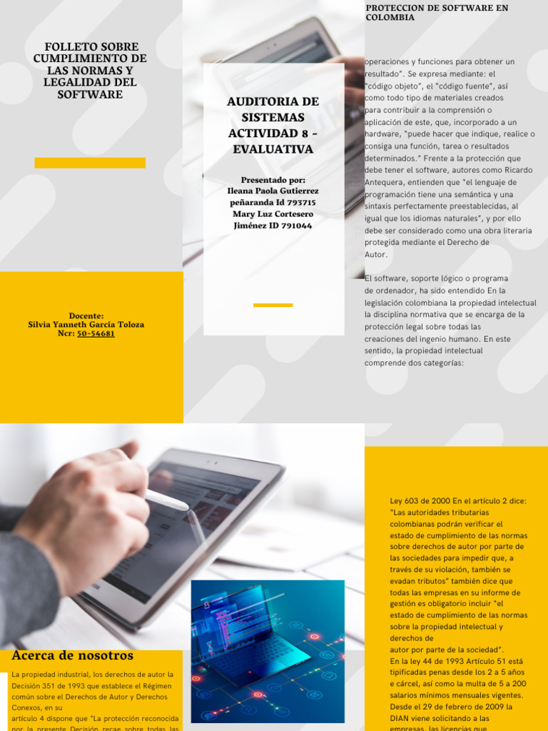 Auditoria de Sistemas | PDF | Propiedad intelectual | Software