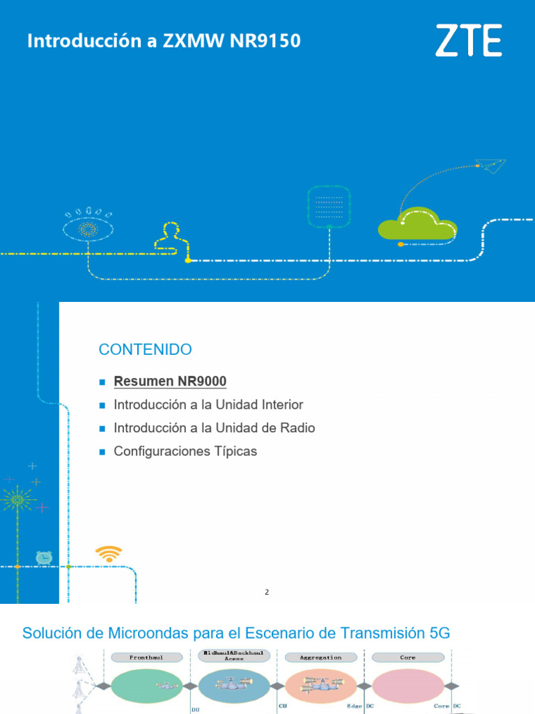 Introducción a la Solución ZXMW NR9150 | PDF | Modulación | USB