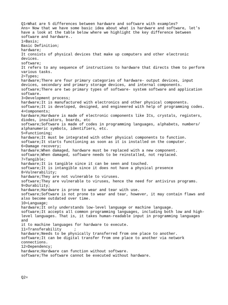 Hardware | PDF | Computer Hardware | Software Hardware | PDF | Computer Hardware | Software