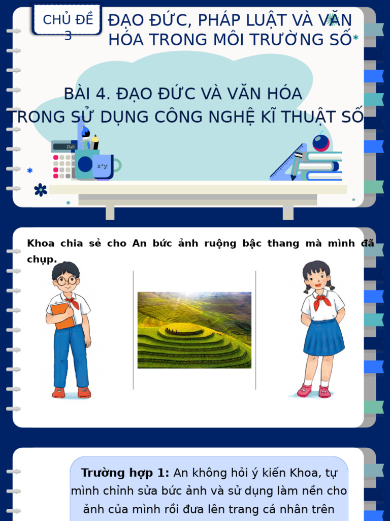 Bai 4 Dao duc va van hoa trong su dung cong nghe ki thuat so | PDF