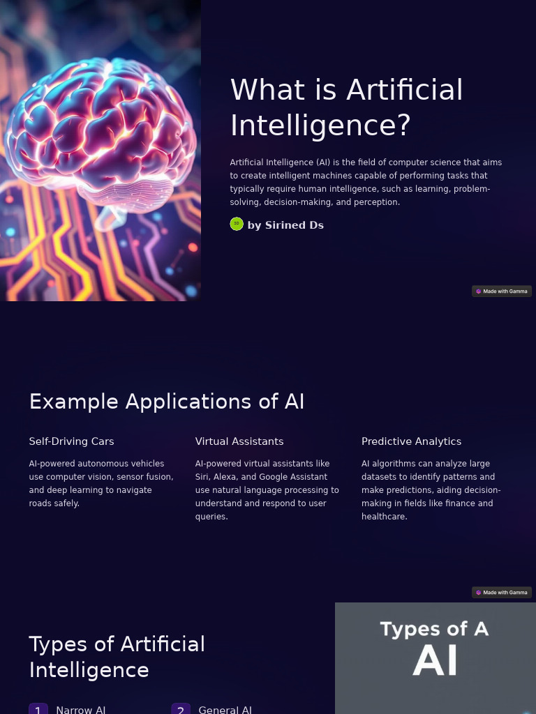 What is Artificial Intelligence | PDF | Artificial Intelligence ...