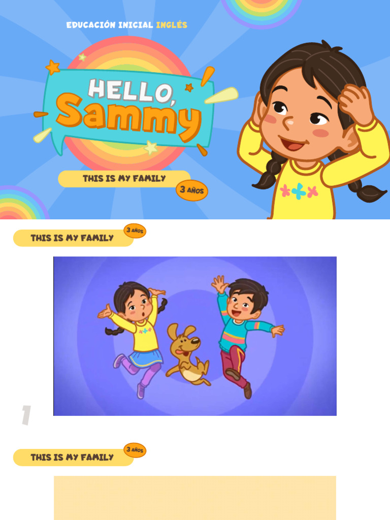 Ilustraciones N°12 - 3 Años - This Is My Family | PDF