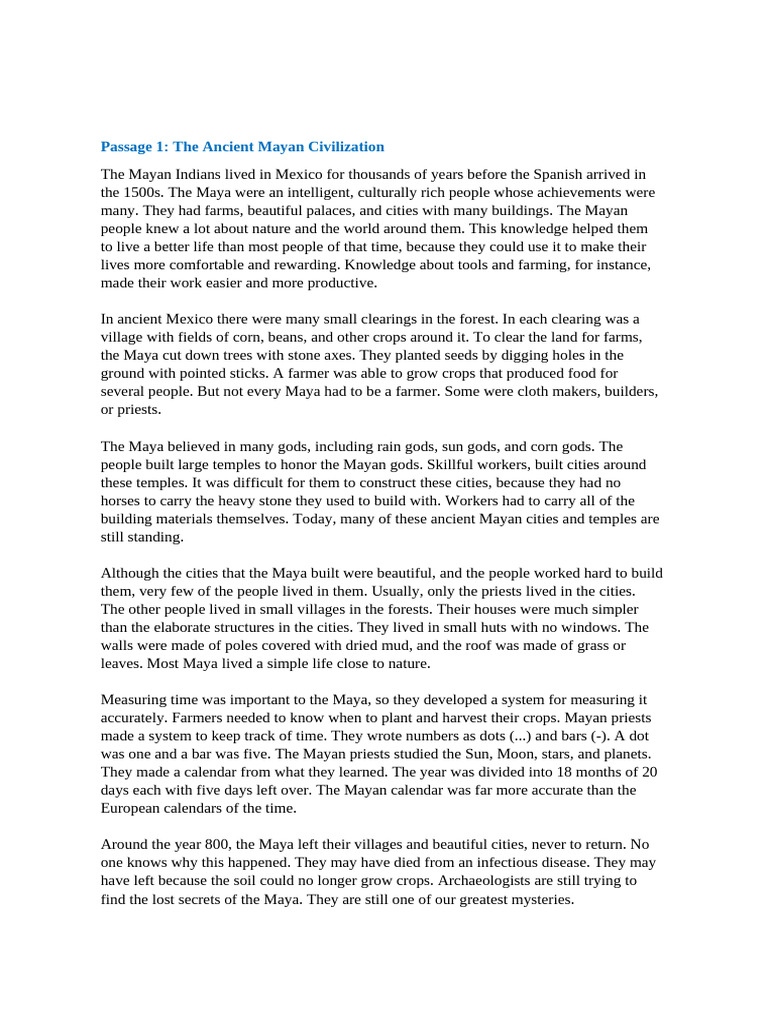 The Rise and Fall of the Mayan Civilization | PDF | Maya Civilization
