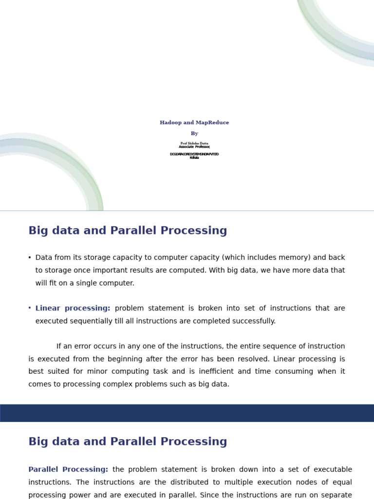 Unit-2 Hadoop and MapReduce | PDF | Apache Hadoop | Map Reduce