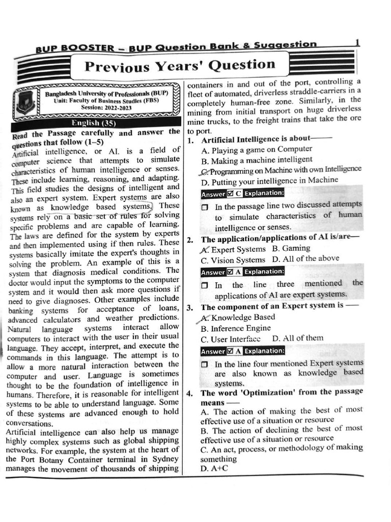 BUP FBS 2022-2023-Compressed | PDF