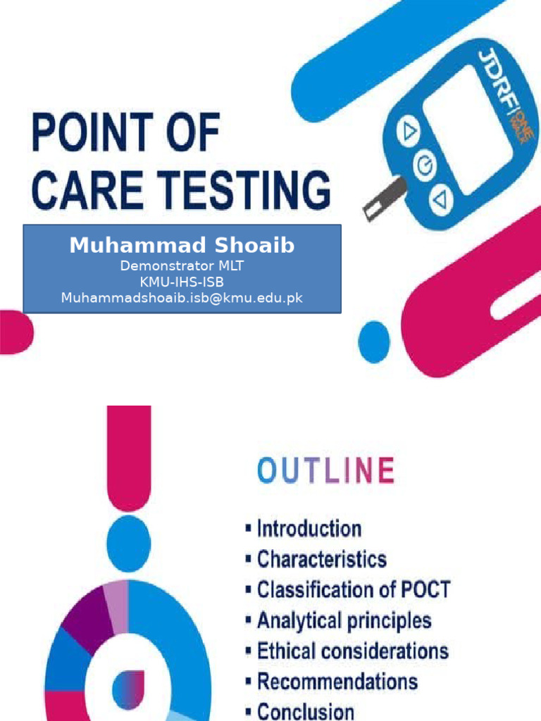 Sem 5 CCLD Lecture Point of Care Testing (POCT) | PDF