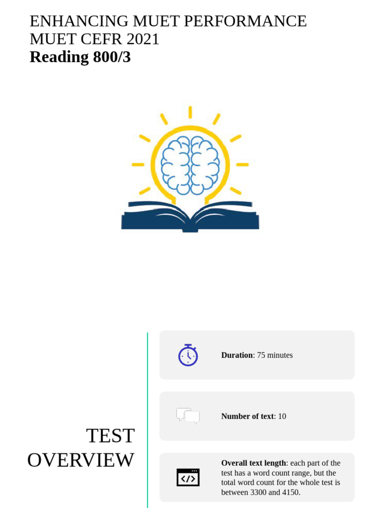 MUET READING-updated | PDF