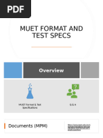 CEFR Aligned MUET Format 2025 | PDF